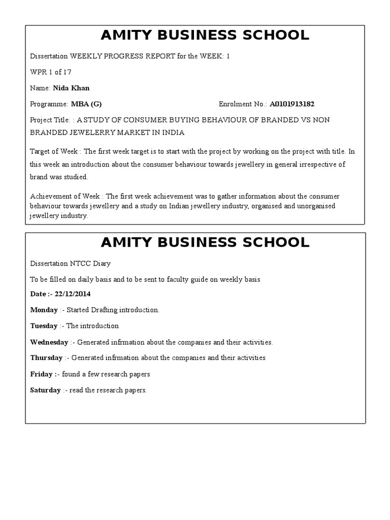 1 To 4 WPR | PDF | Thesis | Brand