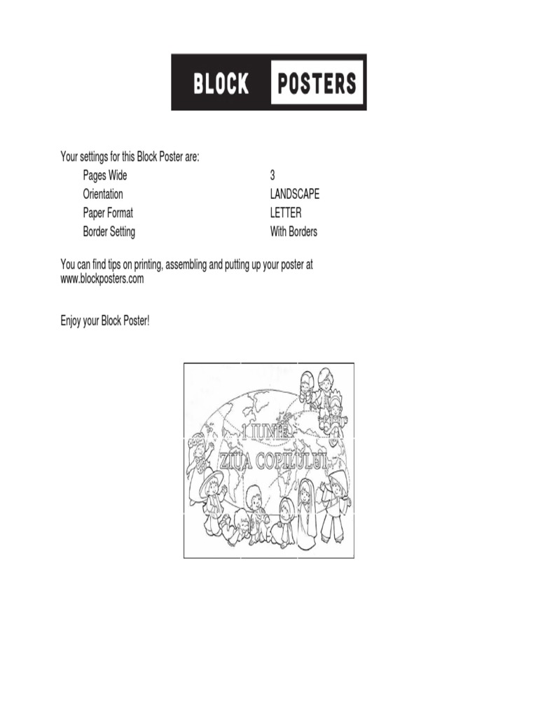 Block Poster Settings Guide | PDF
