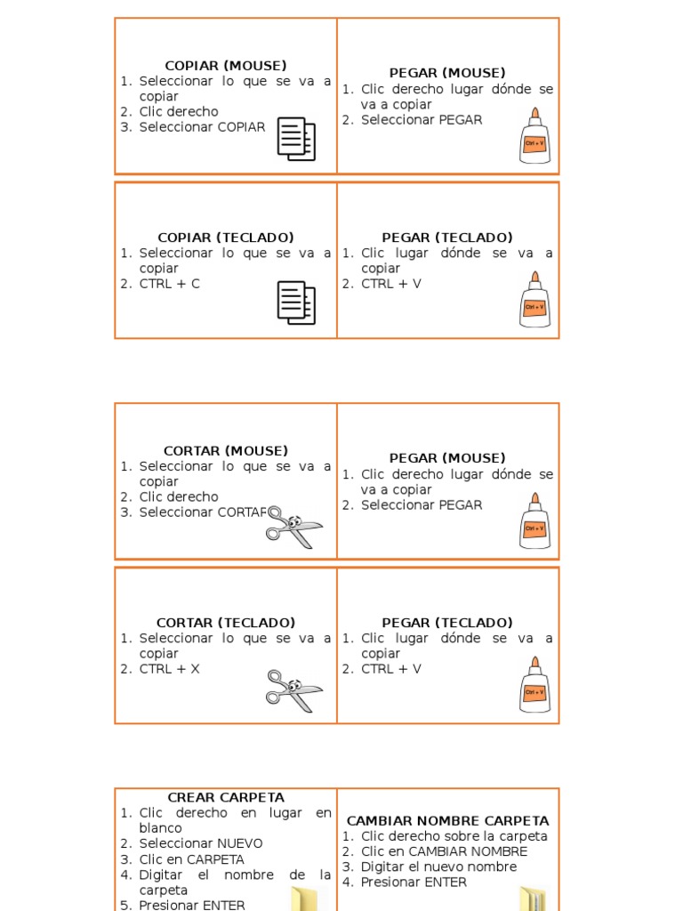 Fichas Comandos de Edicion | PDF