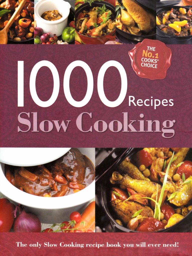 1000 Recipes Slow Cooking PDF | PDF | Stuffing | Curry
