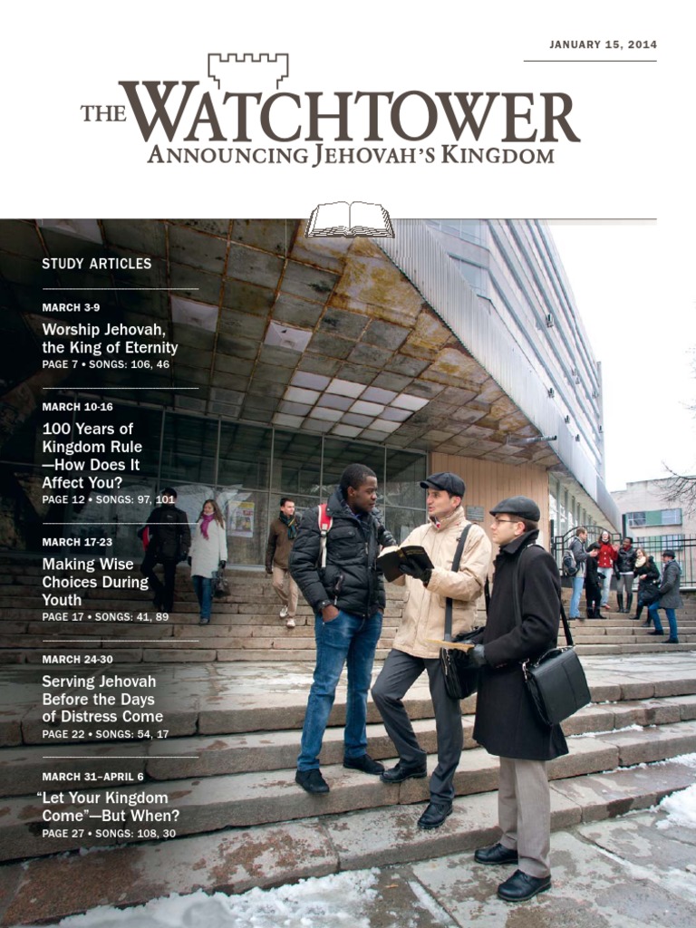 Worship Jehovah, The King of Eternity: Study Articles | PDF | Book Of ...