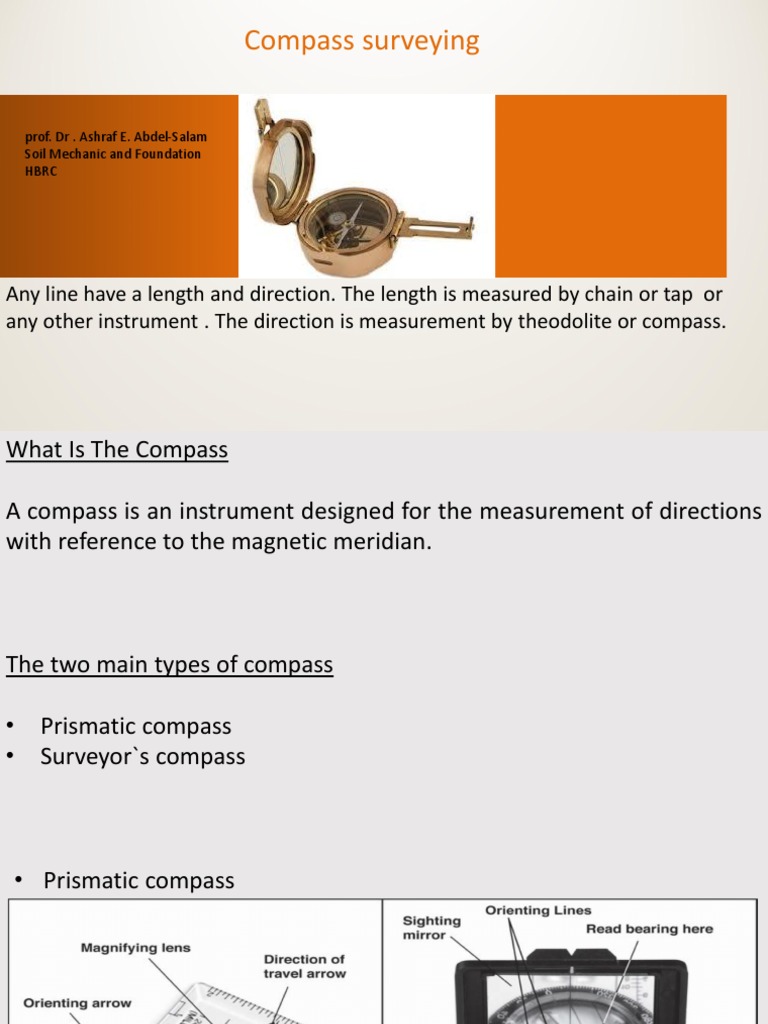 Compass Surveying | PDF | Compass | Surveying
