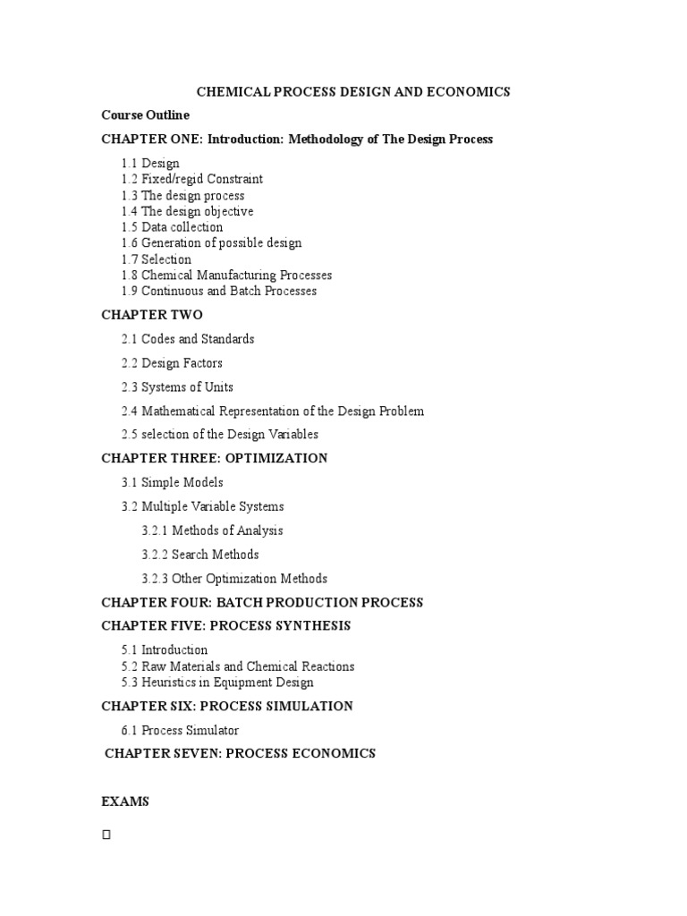 Chemical Process Design & Economics | PDF | Depreciation | Mathematical ...