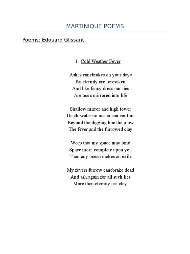 Martinique Poems | Curry | Cuisine