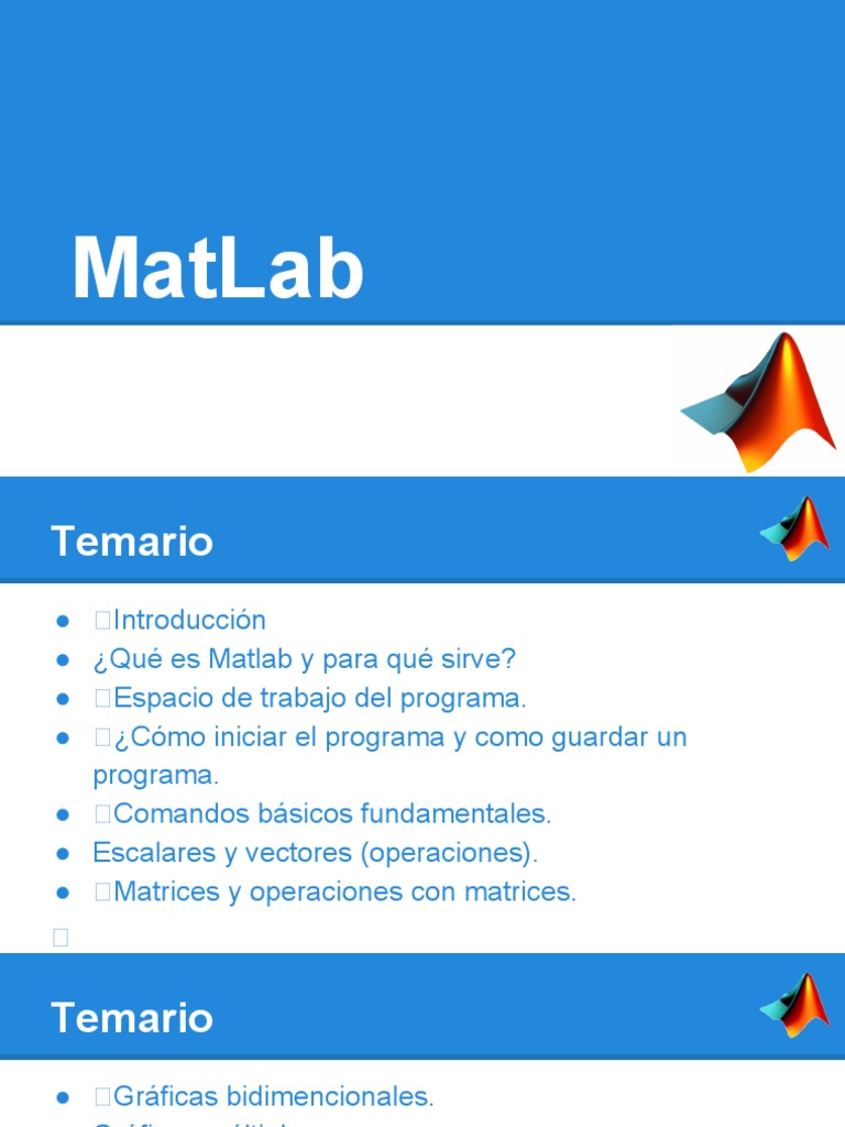 Curso MatLab | PDF | Matlab | Programa de computadora