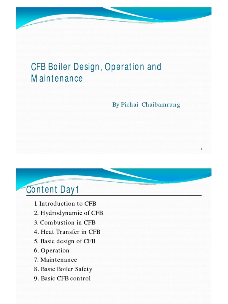 CFB Boiler Design and Operation Guide | PDF | Fluidization | Heat Transfer