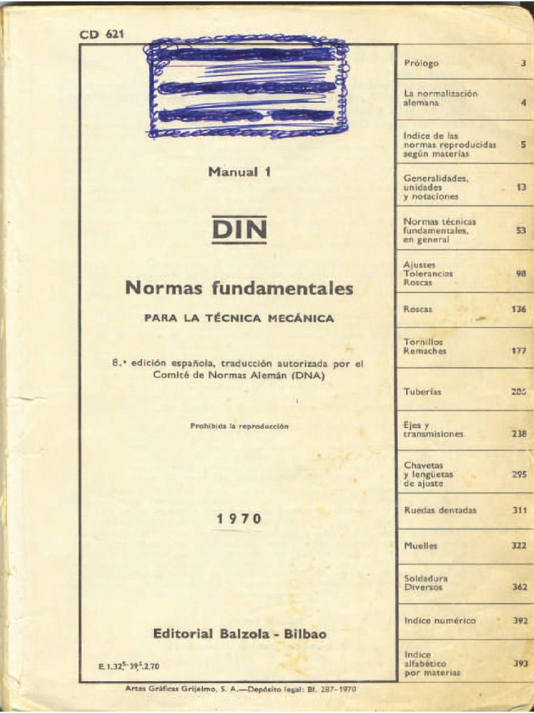 Normas DIN Primeras Paginas | PDF