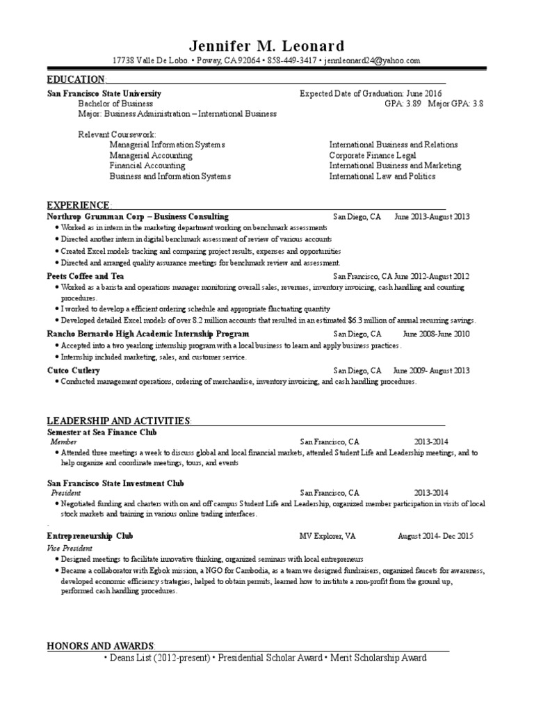 Resume Deloitte | PDF | Internship | Job Hunting