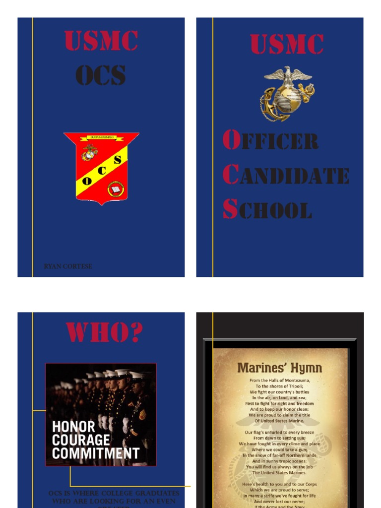 Final Brochure Projectfinished | PDF | United States Marine Corps ...