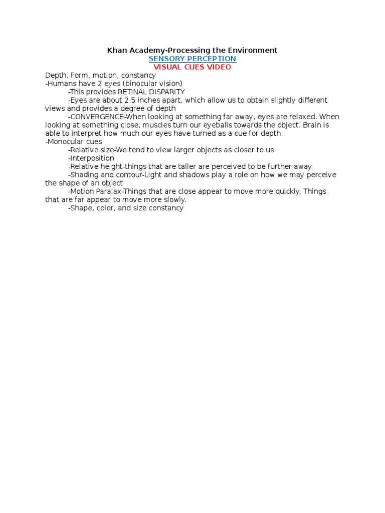 Mcat Khan Academy Notes Pdf