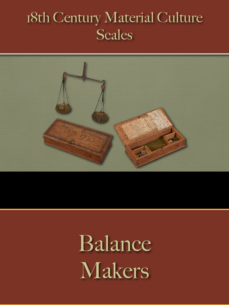Money & Scales - Scales | PDF | Weighing Scale | Library And Museum