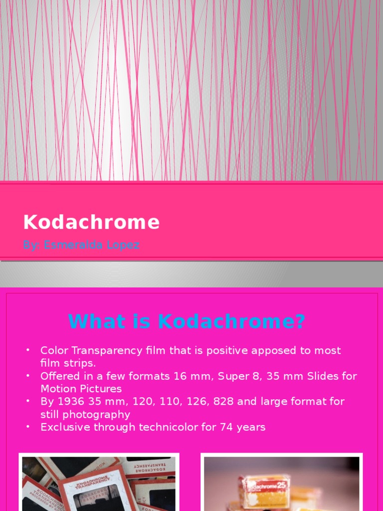 Kodachrome Film Overview and History | PDF