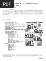 Cooks Essentials 99700 Pressure Cooker Manual | PDF | Pressure Cooking