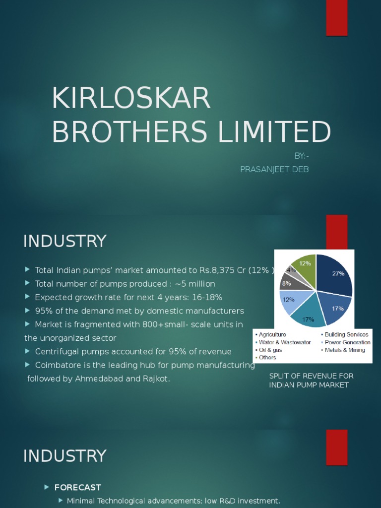 Kirloskar Brothers Limited | PDF | Pump | Machines