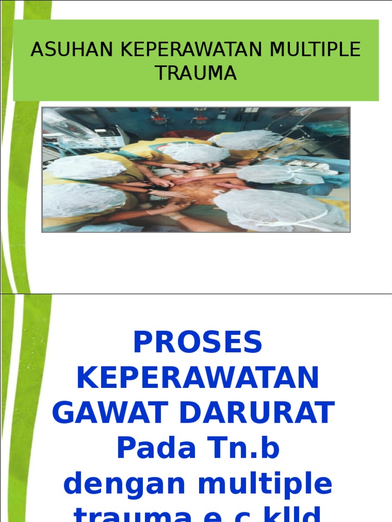 Askep Gadar Multiple Trauma TN B | PDF