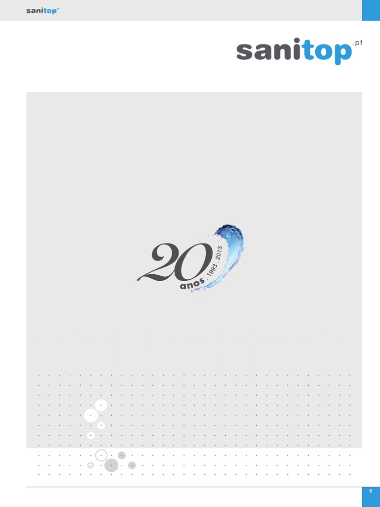 Catálogo Geral SANITOP PDF | PDF | Chuveiro | Uso Eficiente de Energia