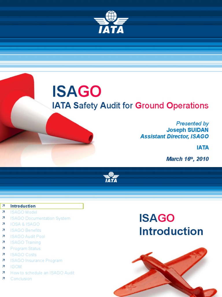 IATA Safety Audit for Ground Operations (ISAGO): An Introduction | PDF ...