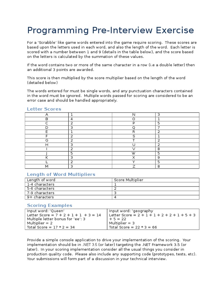 Programming Test | PDF | Computers