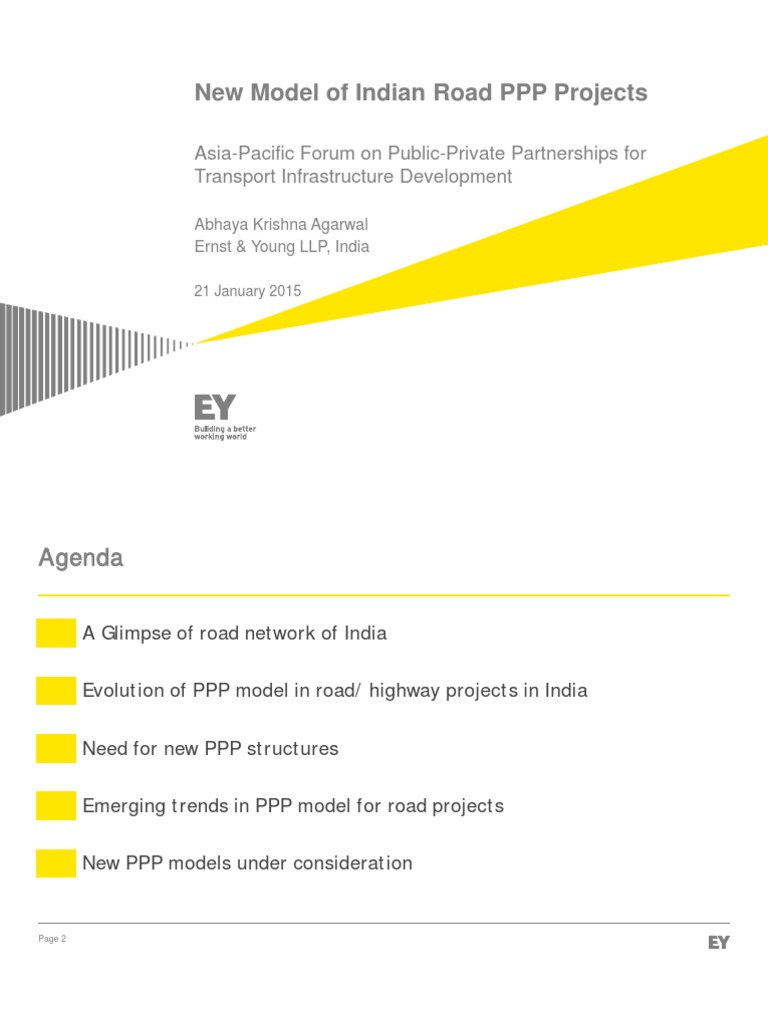 2.1 New Model For Indian Road PPP | PDF | Public–Private Partnership ...