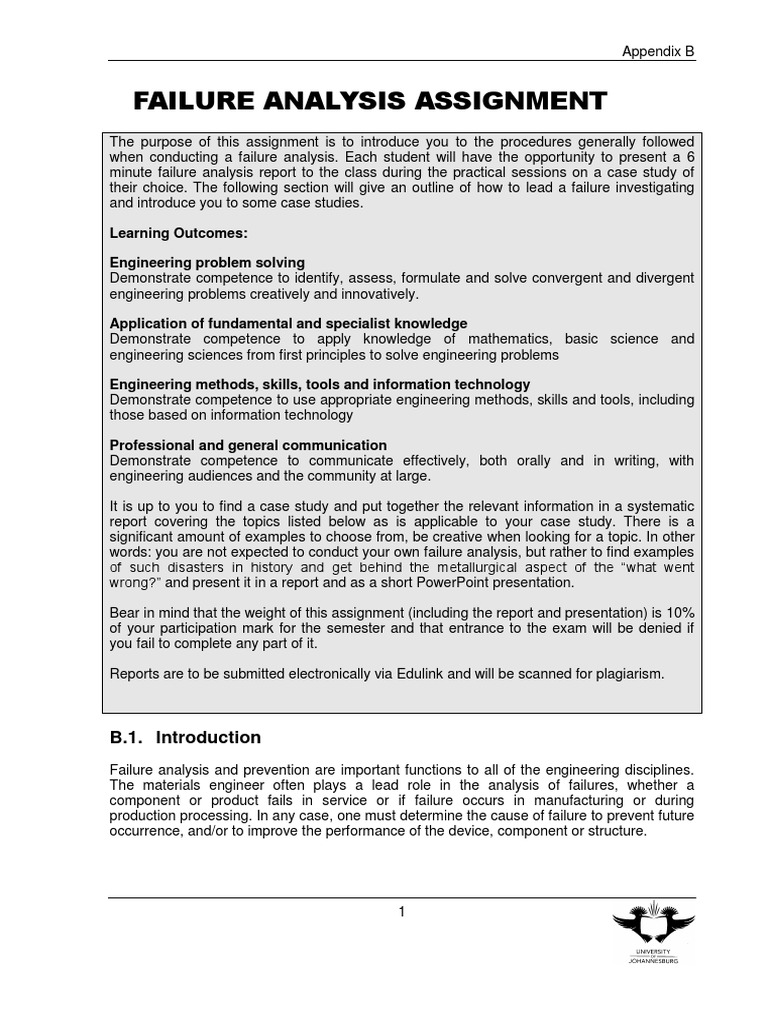 2012 MTK3A11 Failure Analysis Assignment | PDF | Nondestructive Testing ...