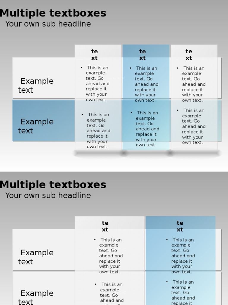 Powerpoint Overlapping Text Boxes | PDF