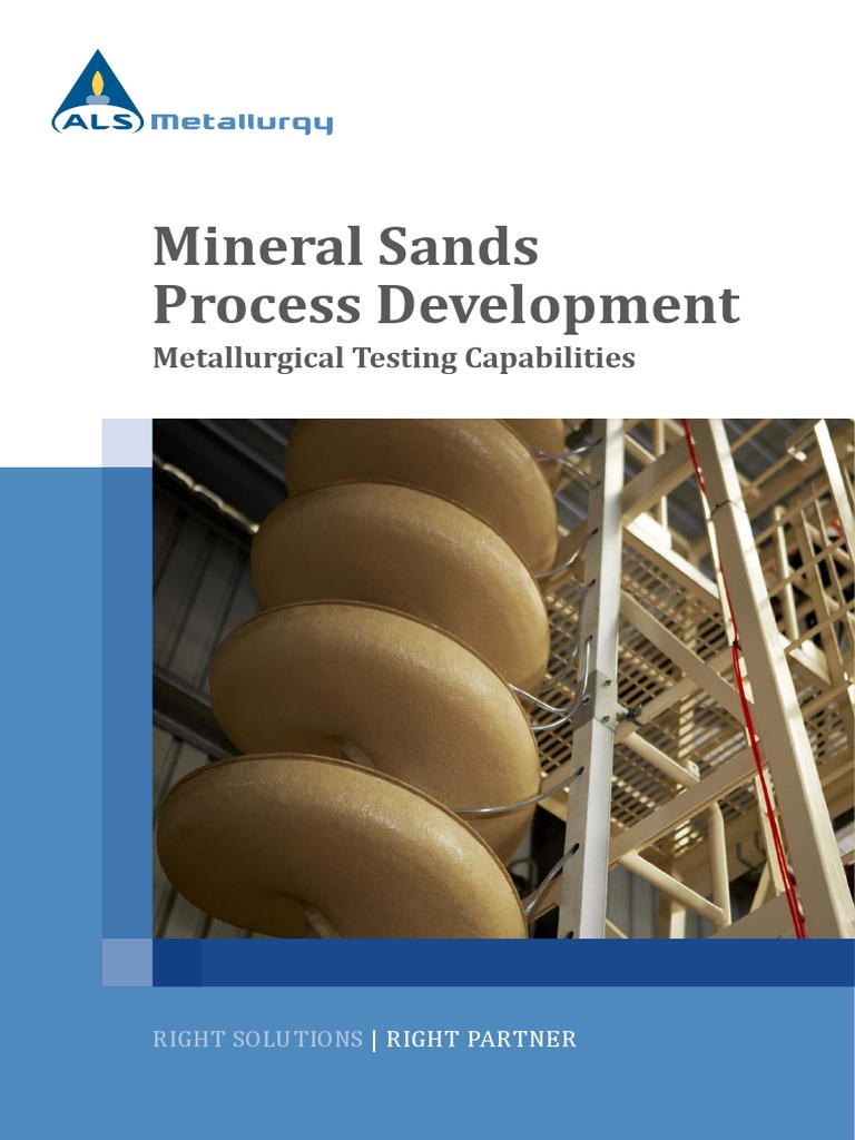 Mineral Sands Process Development Guide | PDF | Crystalline Solids ...