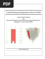 Aplikasi Perencanaan Gedung Dengan ETABS | PDF