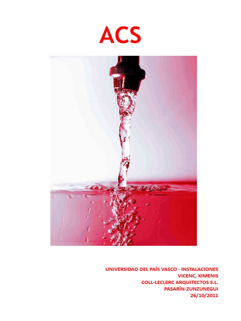 Memoria Ejemplo Ejercicio Cálculo Instalación ACS | PDF | Intercambiador de calor | Aluminio