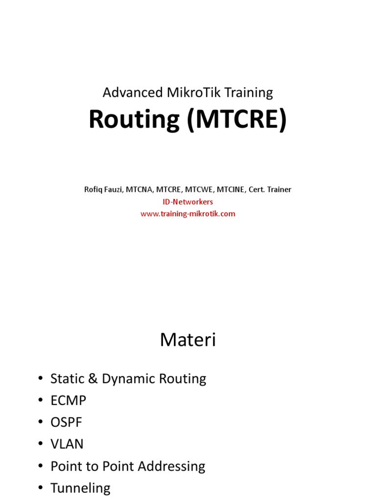 MTCRE Presentation Material | PDF