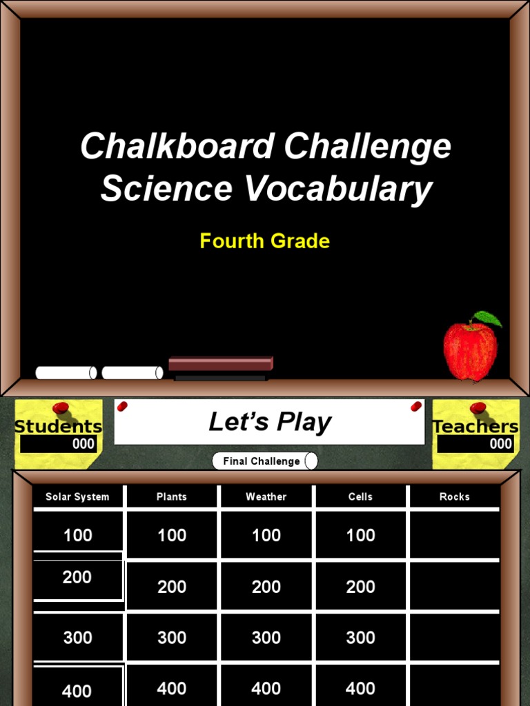 Fourth Grade Science Vocabulary Game | PDF | Magma | Rock (Geology)