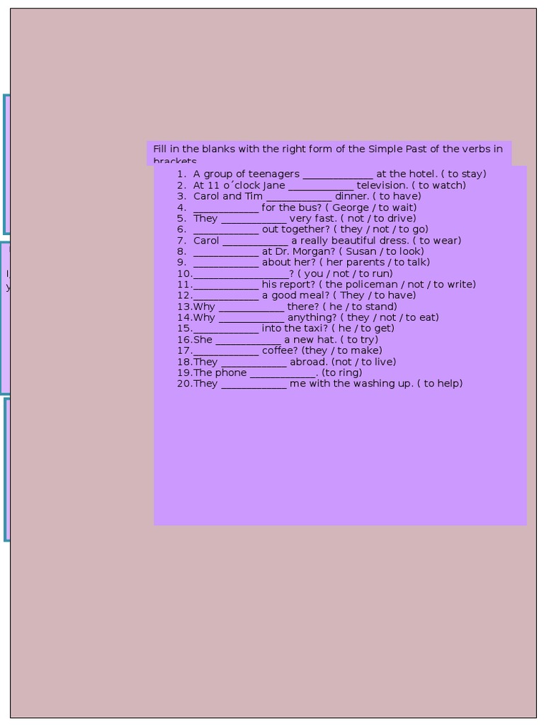 Was Ing Were Ing: Affirmative | Download Free PDF | Morphology | Onomastics