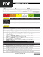 5S CFT Audit Checklist-FY 2014-15 | PDF | Internal Audit | Audit
