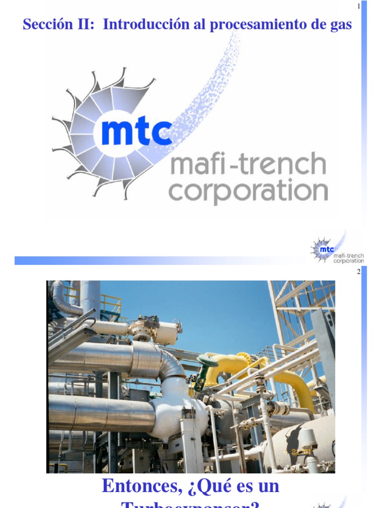 Curso Turbo Expander II | PDF | Refrigeración | Compresor de gas