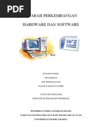 Makalah Hardware, Software, Dan Brainware Komputer | PDF