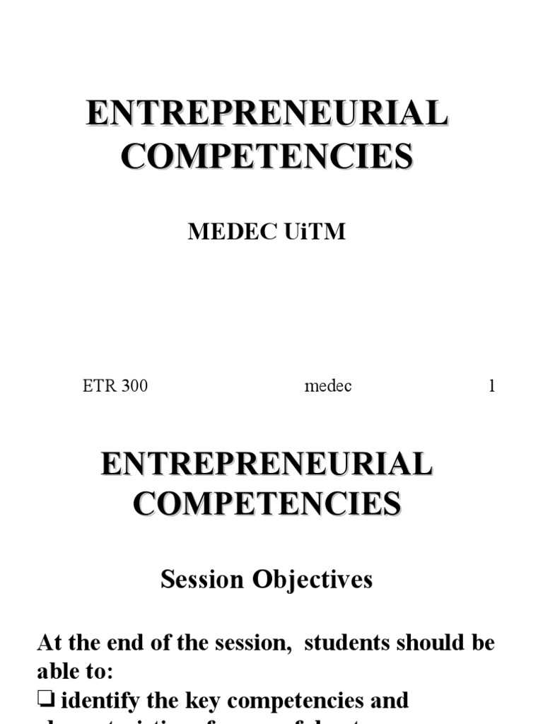 Chapter 1_Personal Entrepreneurial Competencies (PEC ...