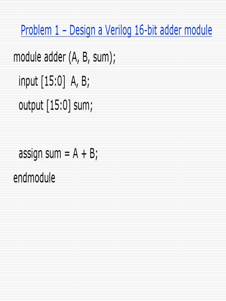 Verilog Design for Engineers | PDF | Parameter (Computer Programming) | Areas Of Computer Science