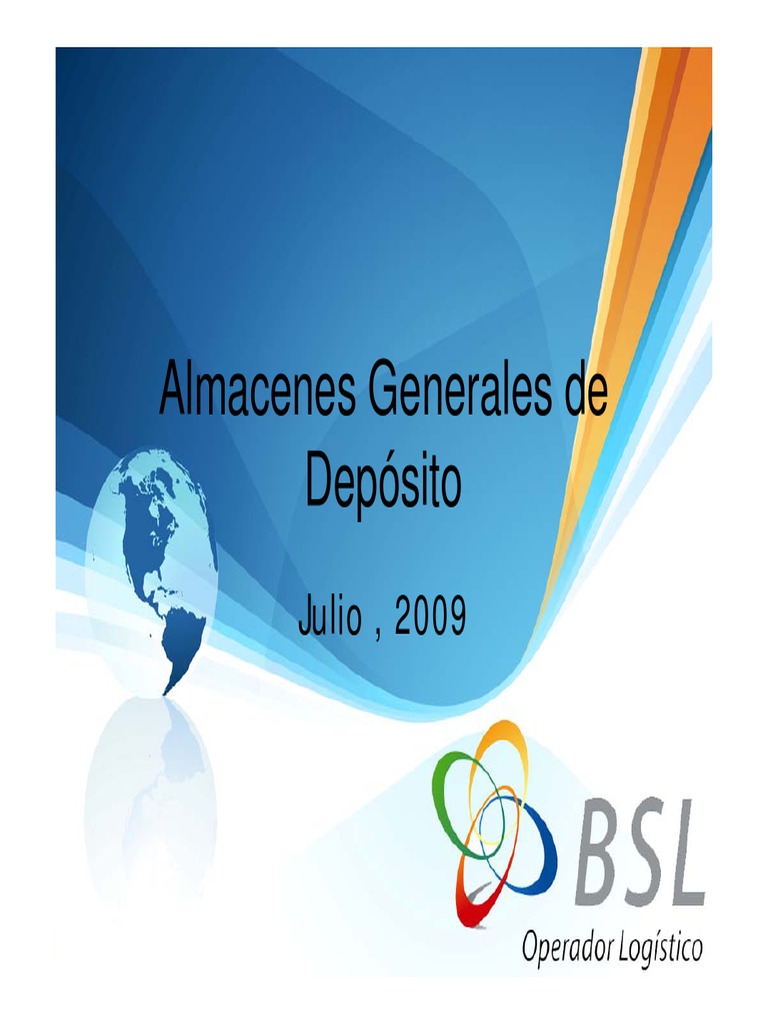 Almacenes Generales de Deposito PDF | PDF | Hipoteca Comercial ...