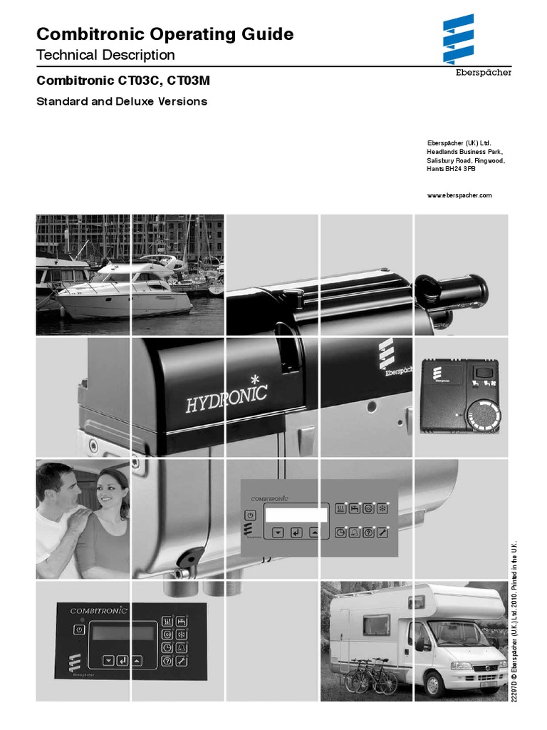 Combitronic Ct03c M Operating 22297 | PDF | Hvac | Water Heating