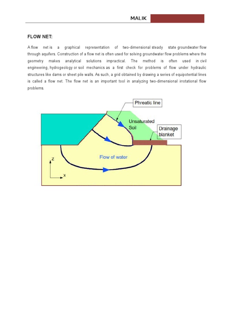 Construction and Uses of Flow Nets for Analyzing Two-Dimensional ...