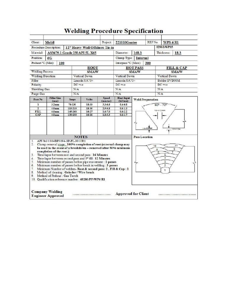 Welding Procedure Specification | PDF | Steel | Heat Treating