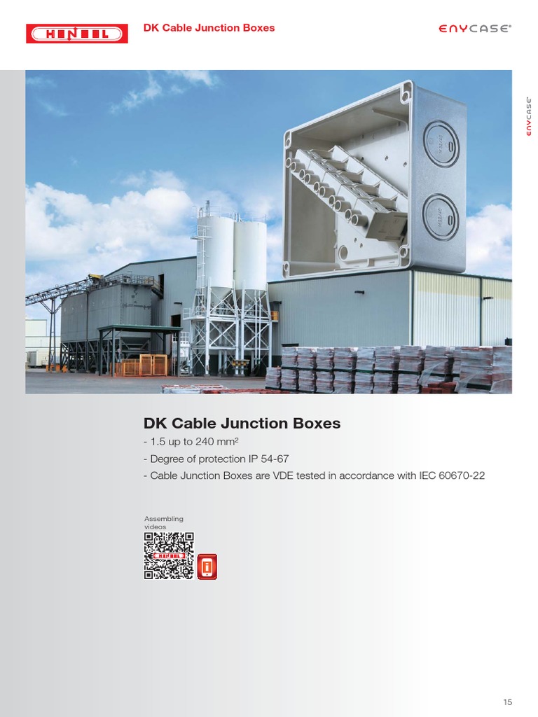 DK Cable Junction Boxes Overview | PDF