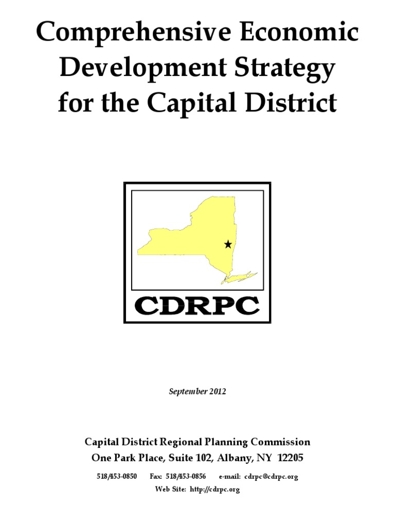 Comprehensive Economic Development Strategy For The Capital District ...