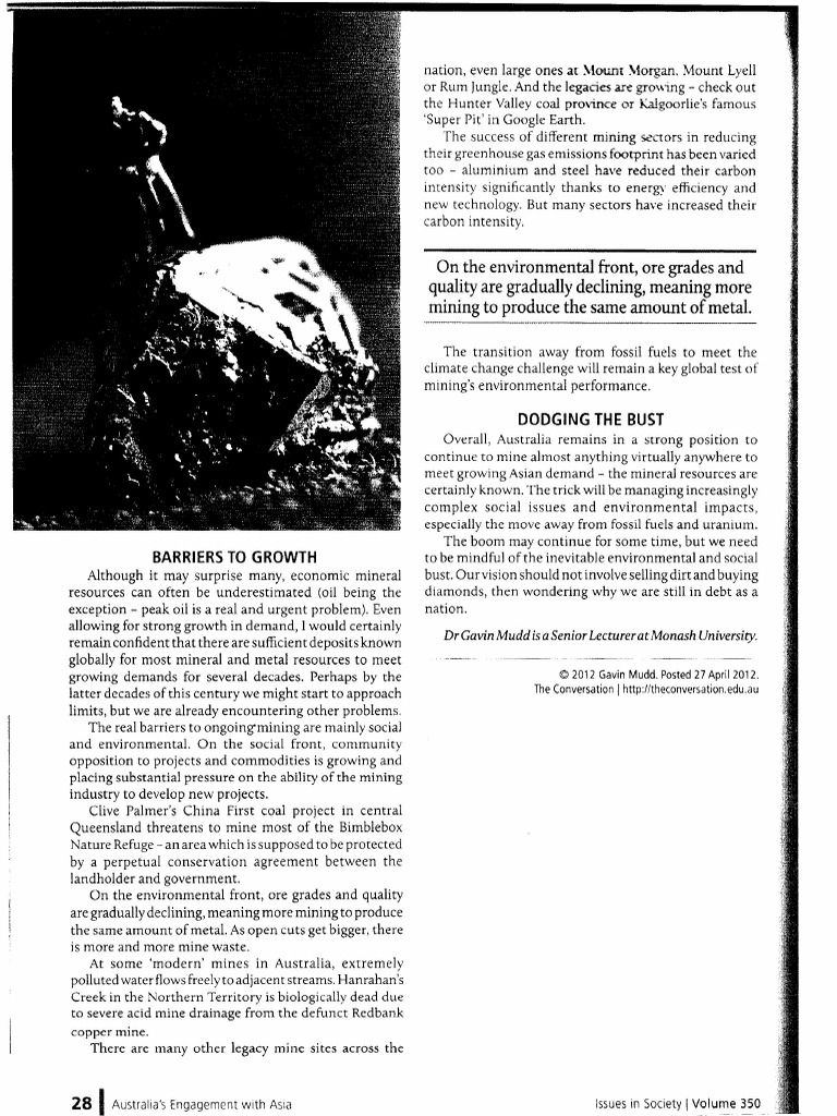 Quality Are Gradually Declining, Meaning More Mining To Produce The ...