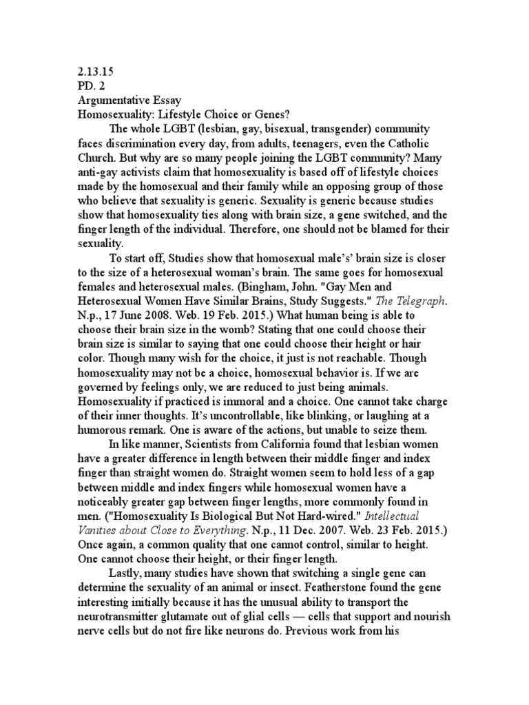 Genetic Basis of Homosexuality | PDF | Homosexuality | Sexual Orientation