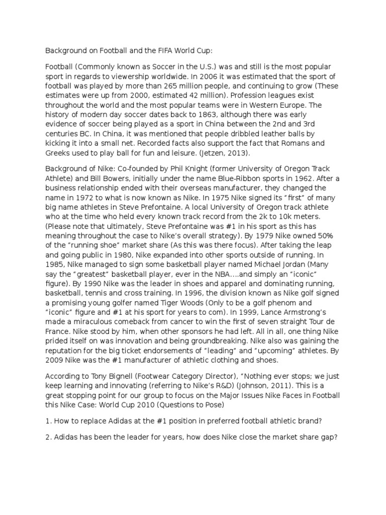 Nike Case Study - Important 2 | PDF | Nike | Brand