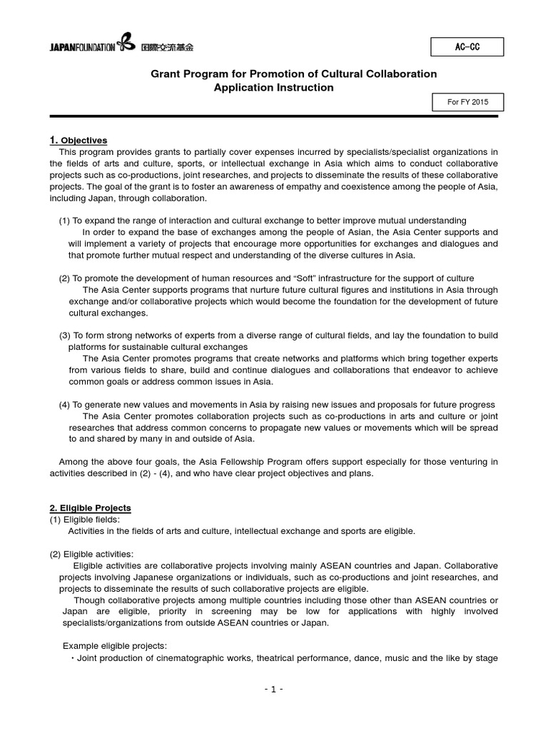 Grant Application | PDF | Grant (Money) | Fee