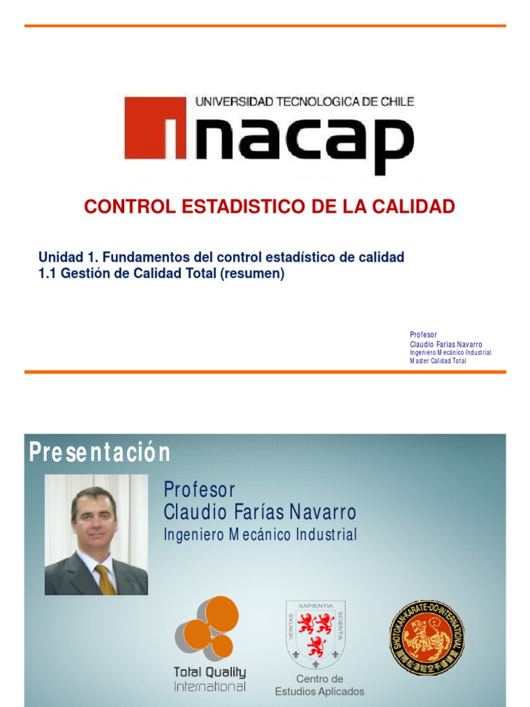 Fundamentos del Control de Calidad | PDF | Calidad (comercial ...