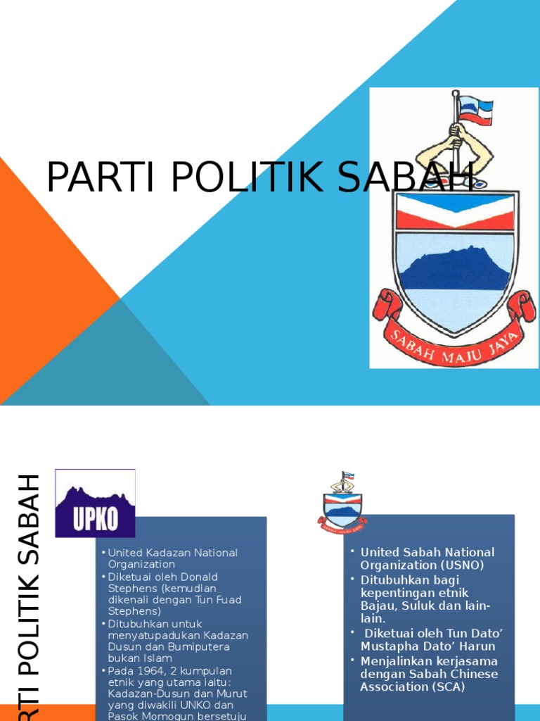 Parti Politik Sabah - Presentation | PDF