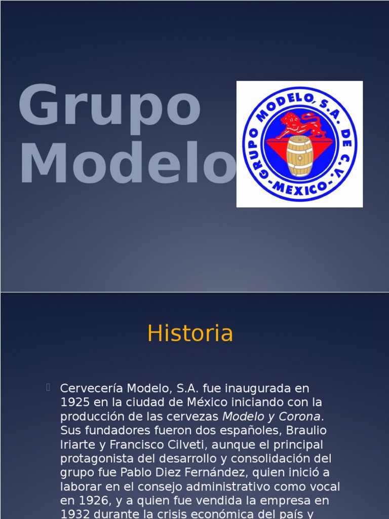 Historia y Evolución de Grupo Modelo | PDF
