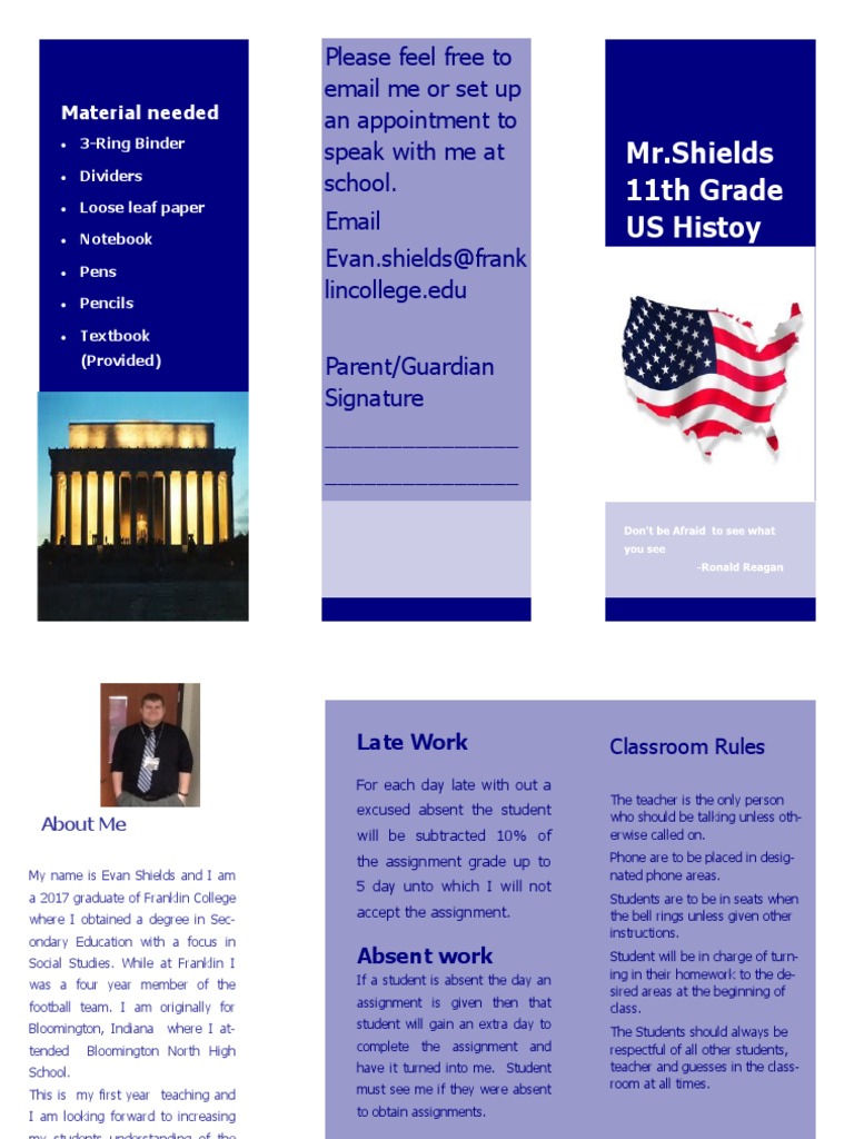 11th Grade US History Guide | PDF | Wellness